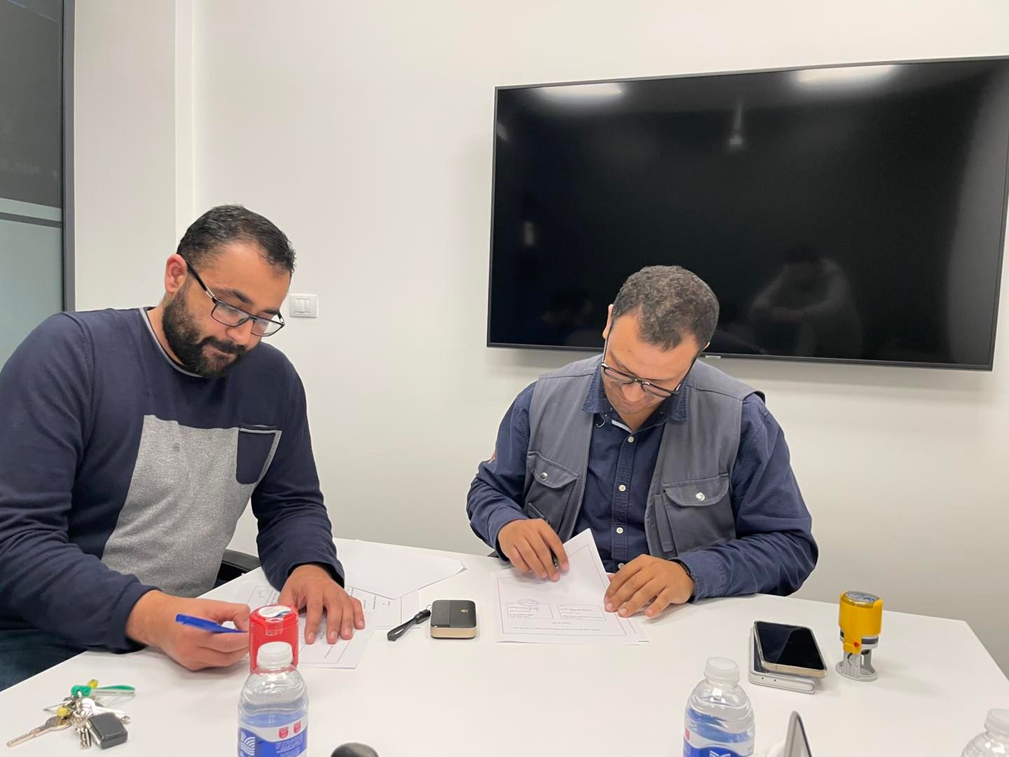 Signing a cooperation with Libyan Spider - Libyan Technology Foundation