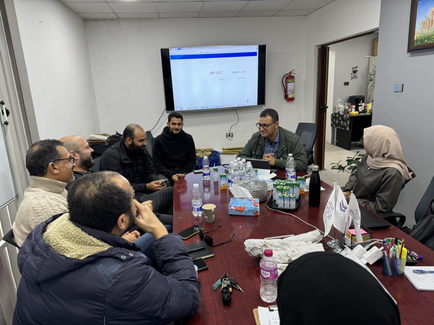 The annual meeting of the Libyan Organization for Information Technology and Telecommunication ...